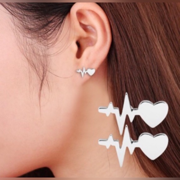 Free People | Jewelry | Ekg Ecg Electrocardio Heartbeat Heart Sinus ...